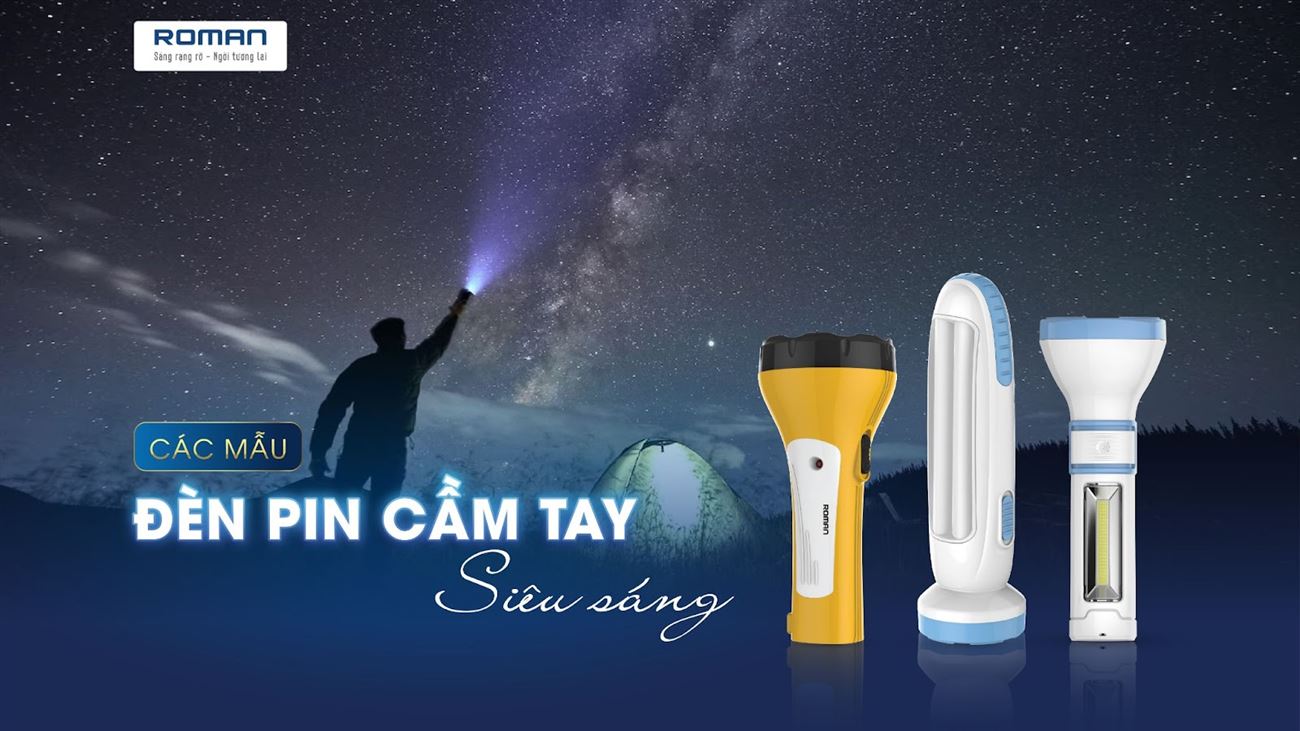 Tổng hợp các mẫu đèn pin cầm tay siêu sáng - Roman.vn